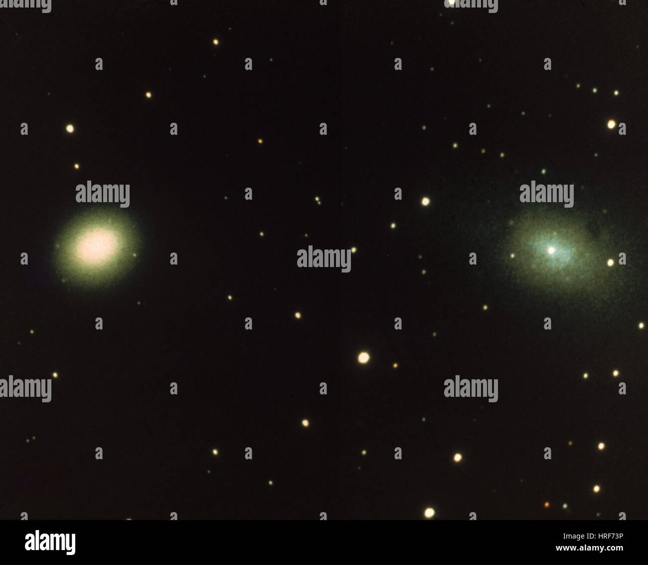 Satelliten der Andromeda-Galaxie Stockfotografie - Alamy