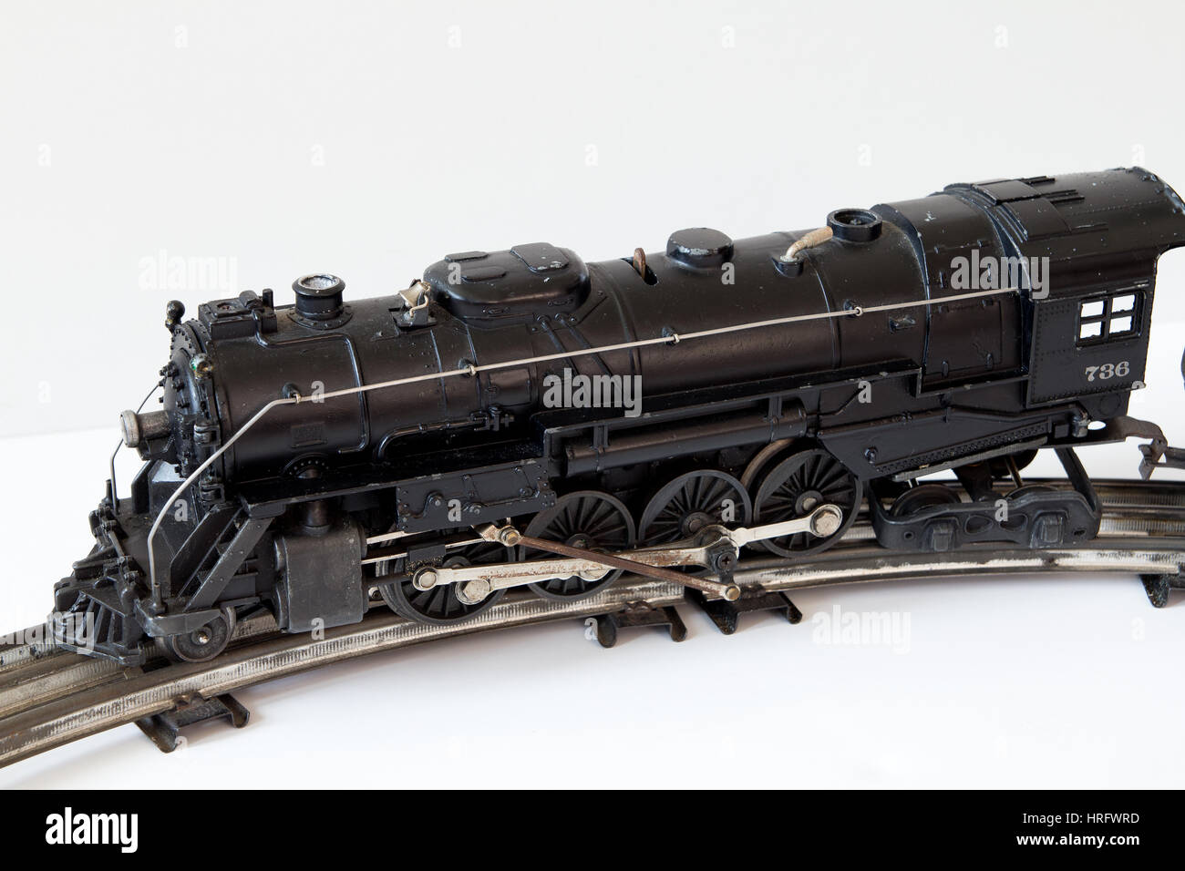 Seitenansicht des Lionel Modell Zug Motor Stockfotografie - Alamy