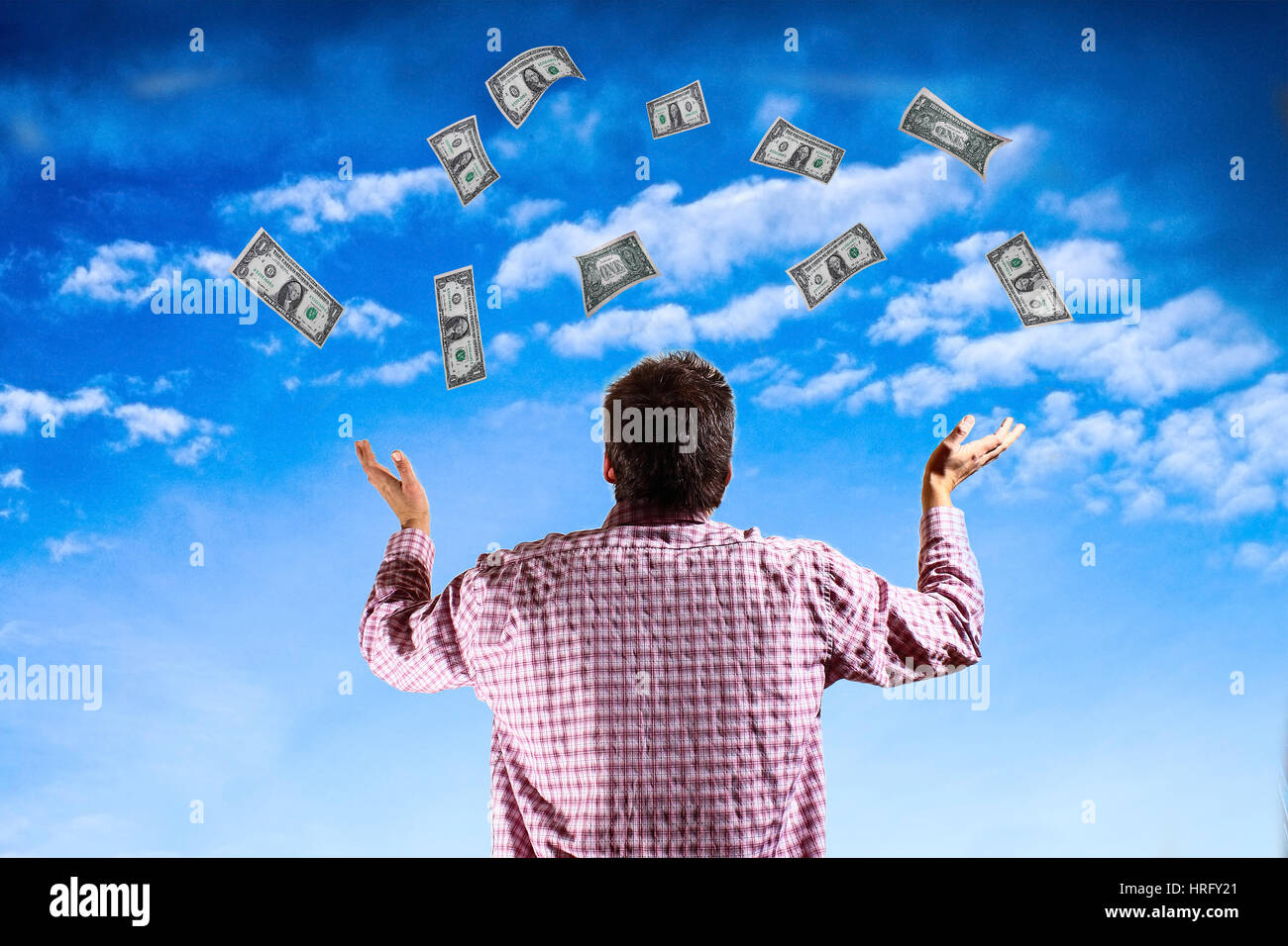 Raining money euro -Fotos und -Bildmaterial in hoher Auflösung – Alamy