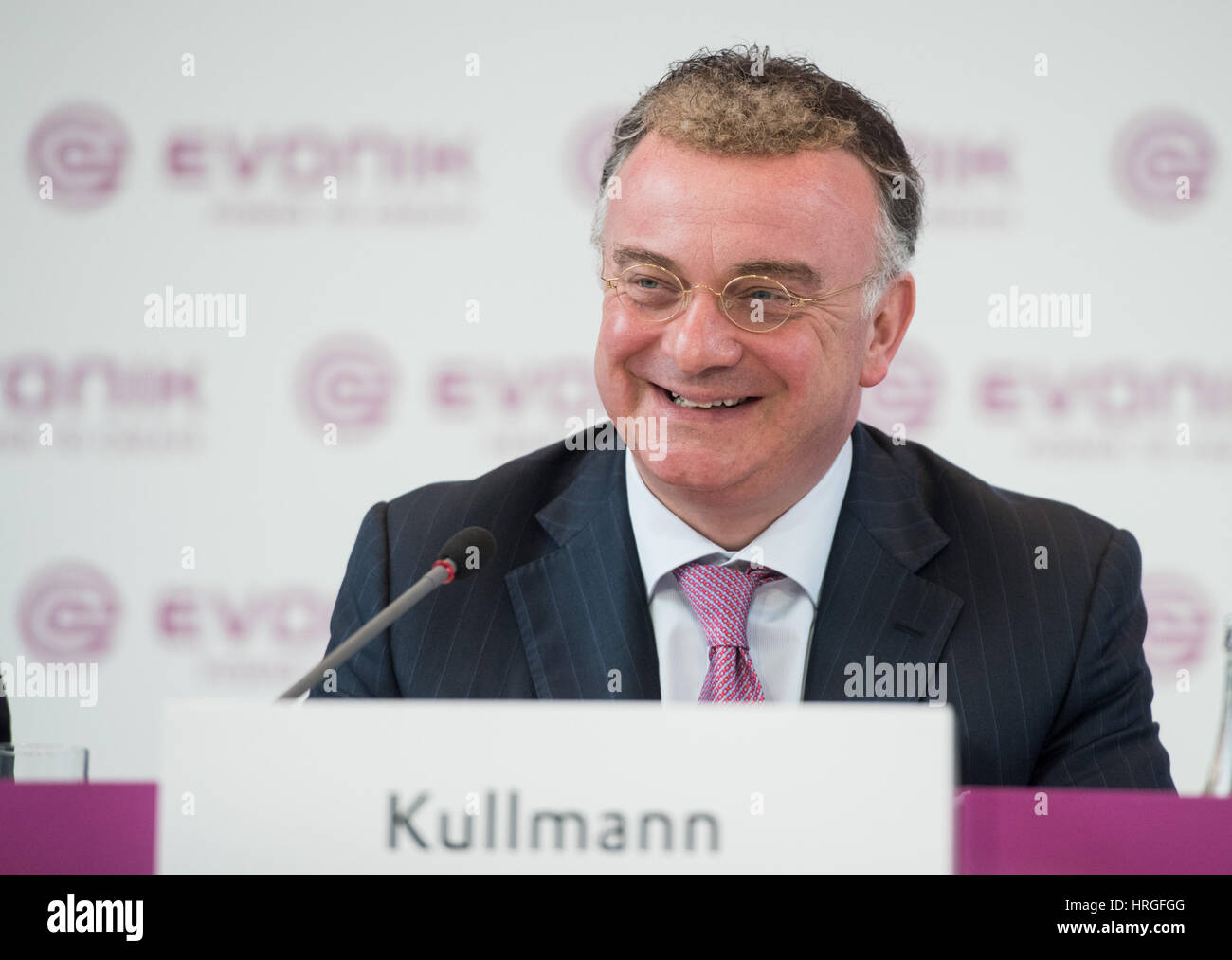 Essen, Deutschland. 2. März 2017. Christian Kullmann, die zukünftige CEO von Evonik Industries ...