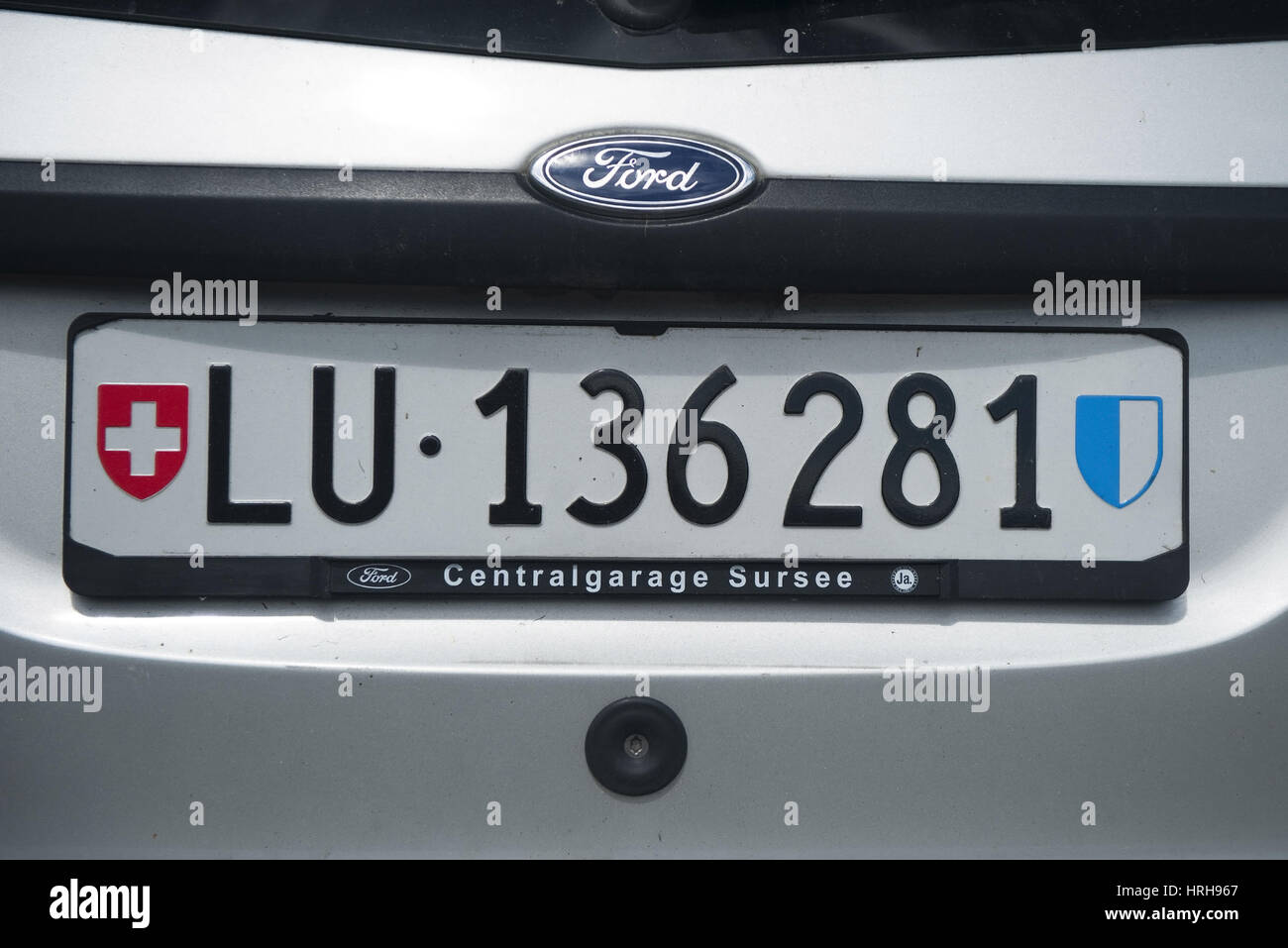 Autokennzeichen Luzern, Schweiz - Kennzeichen, Luzern, Schweiz ...