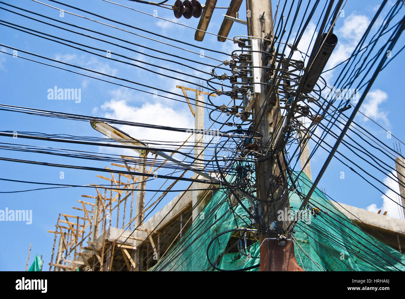Strommast Strommasten Stockfotos & Strommast Strommasten Bilder - Alamy