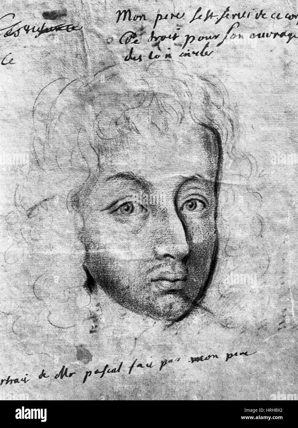 Blaise Pascal, französischer Universalgelehrter Stockfotografie - Alamy