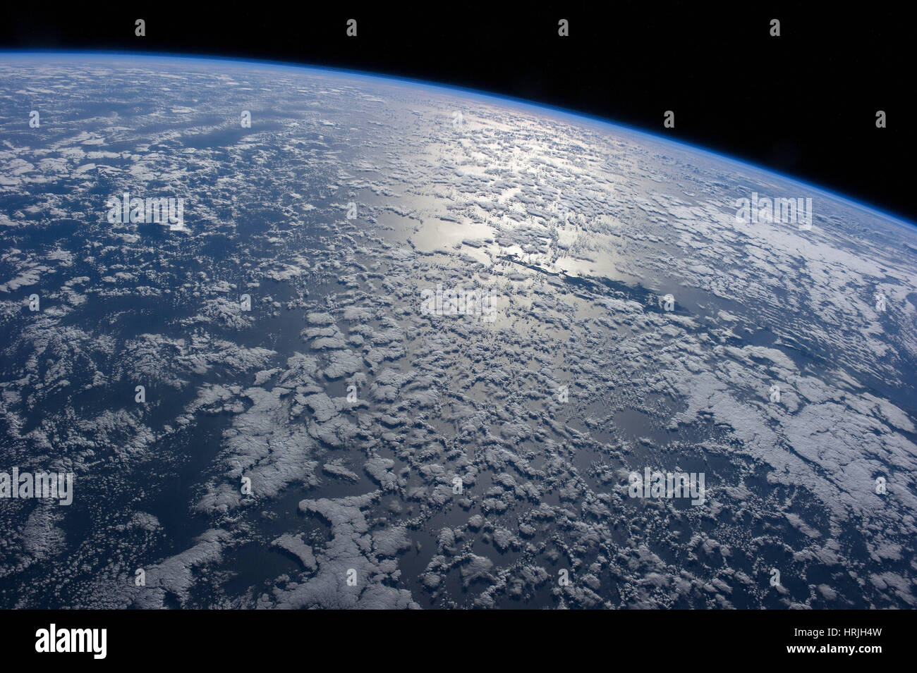 Oceanic Erde von der ISS Stockfotografie - Alamy