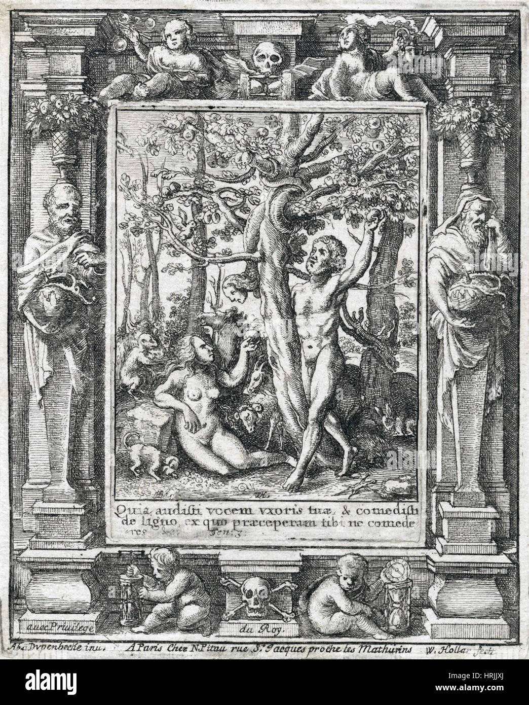 Adam Eve Garden Eden Bible Historical Stockfotos und -bilder Kaufen - Alamy