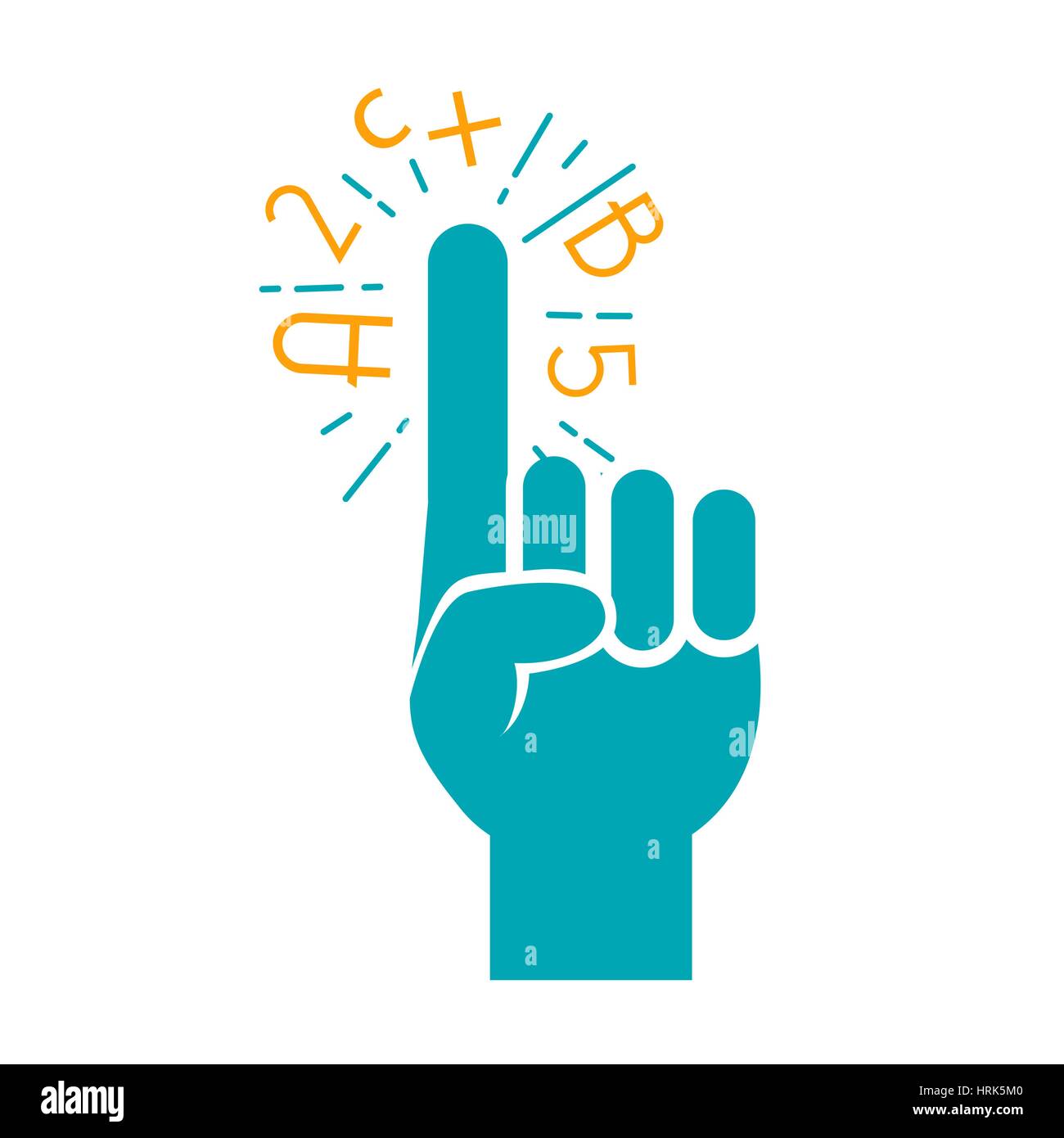 Konzept-Lehrerin, Ausbildung. Vektorgrafiken. Symbol in der linearen ...