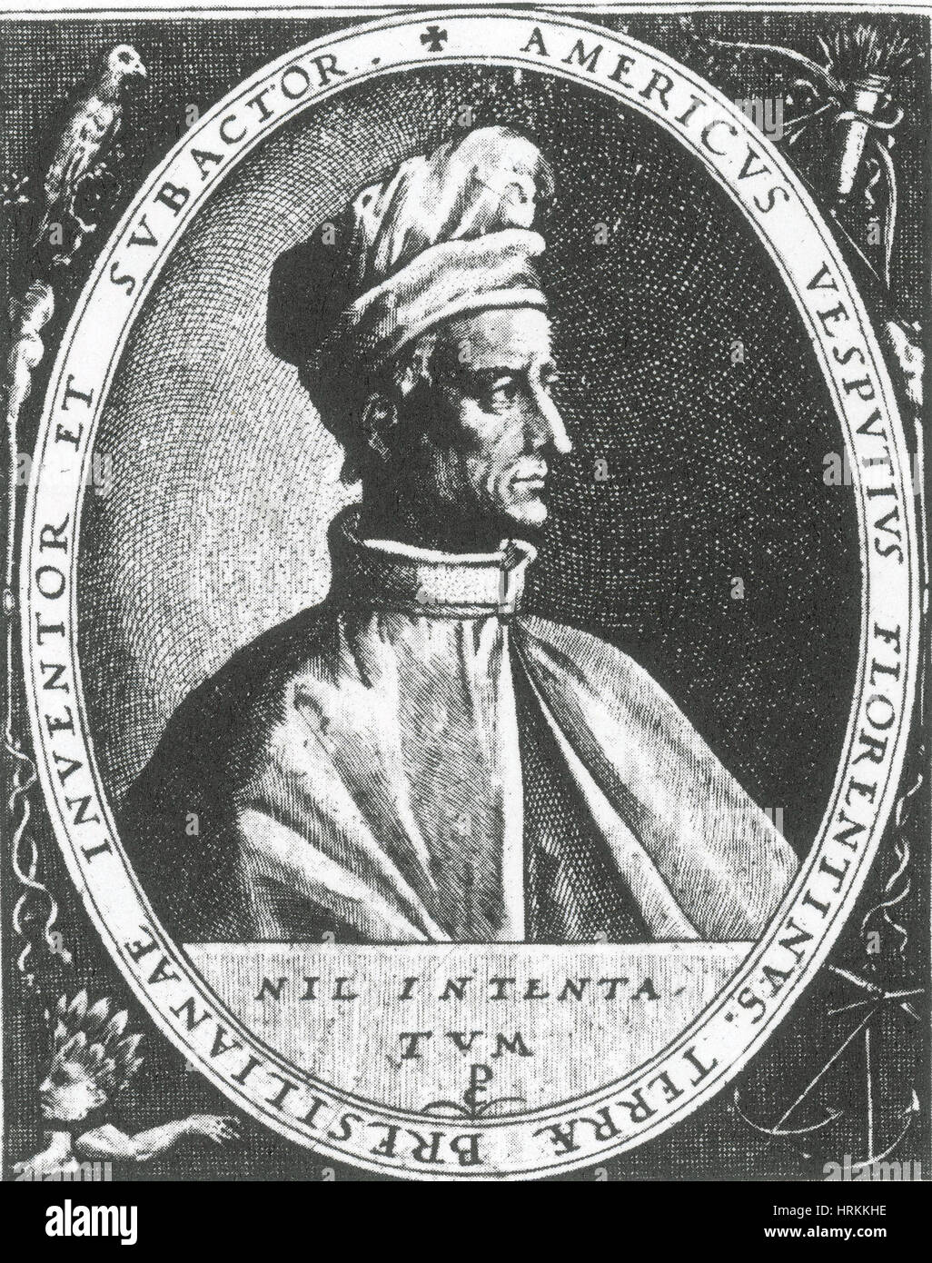 Amerigo Vespucci, italienische Entdecker Stockfotografie - Alamy