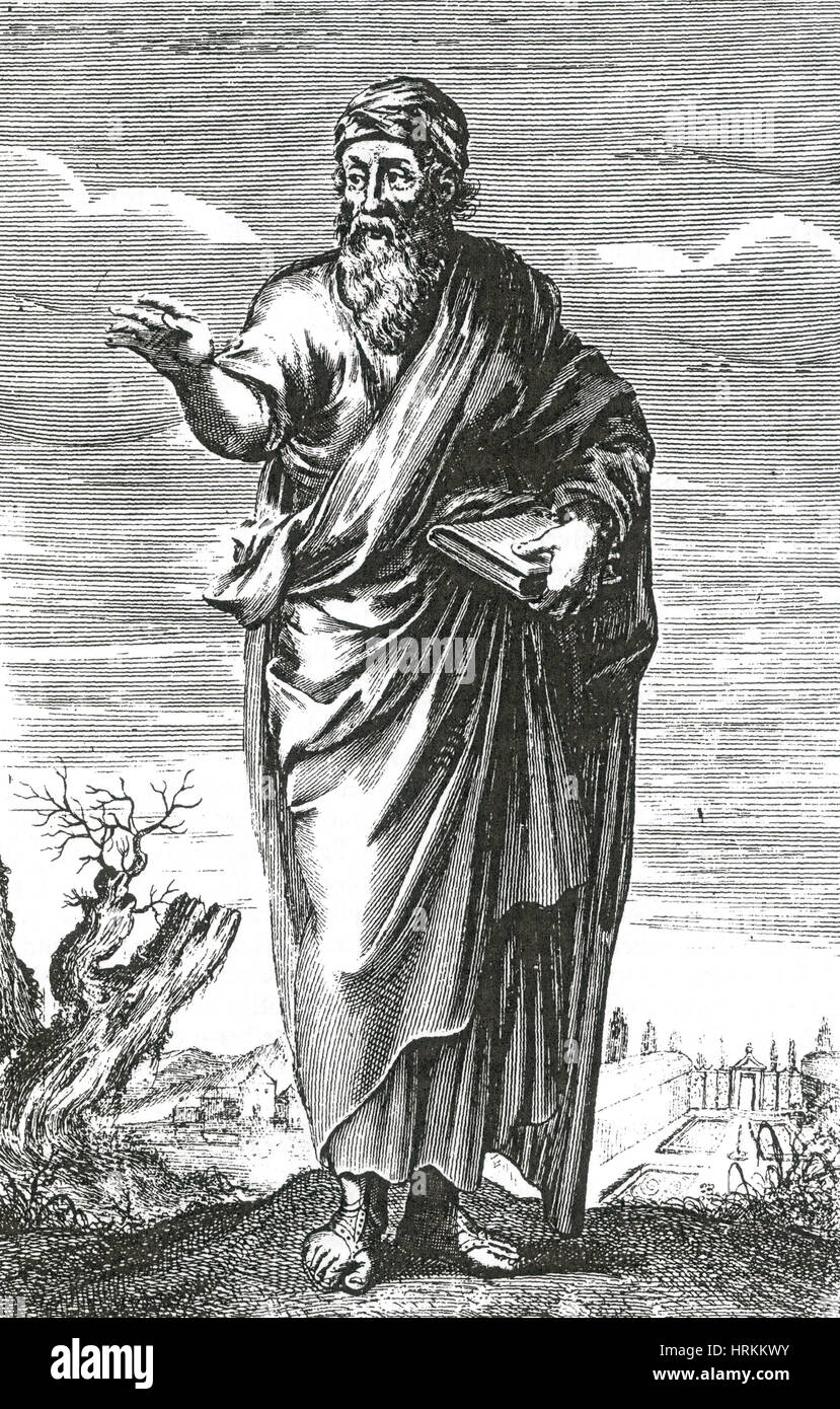 Pythagoras Greek Philosopher Mathematician Stockfotos und -bilder ...