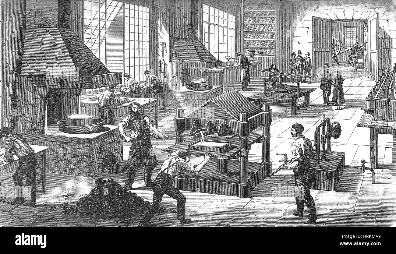 Historical Factory Workers Stockfotos und -bilder Kaufen - Alamy