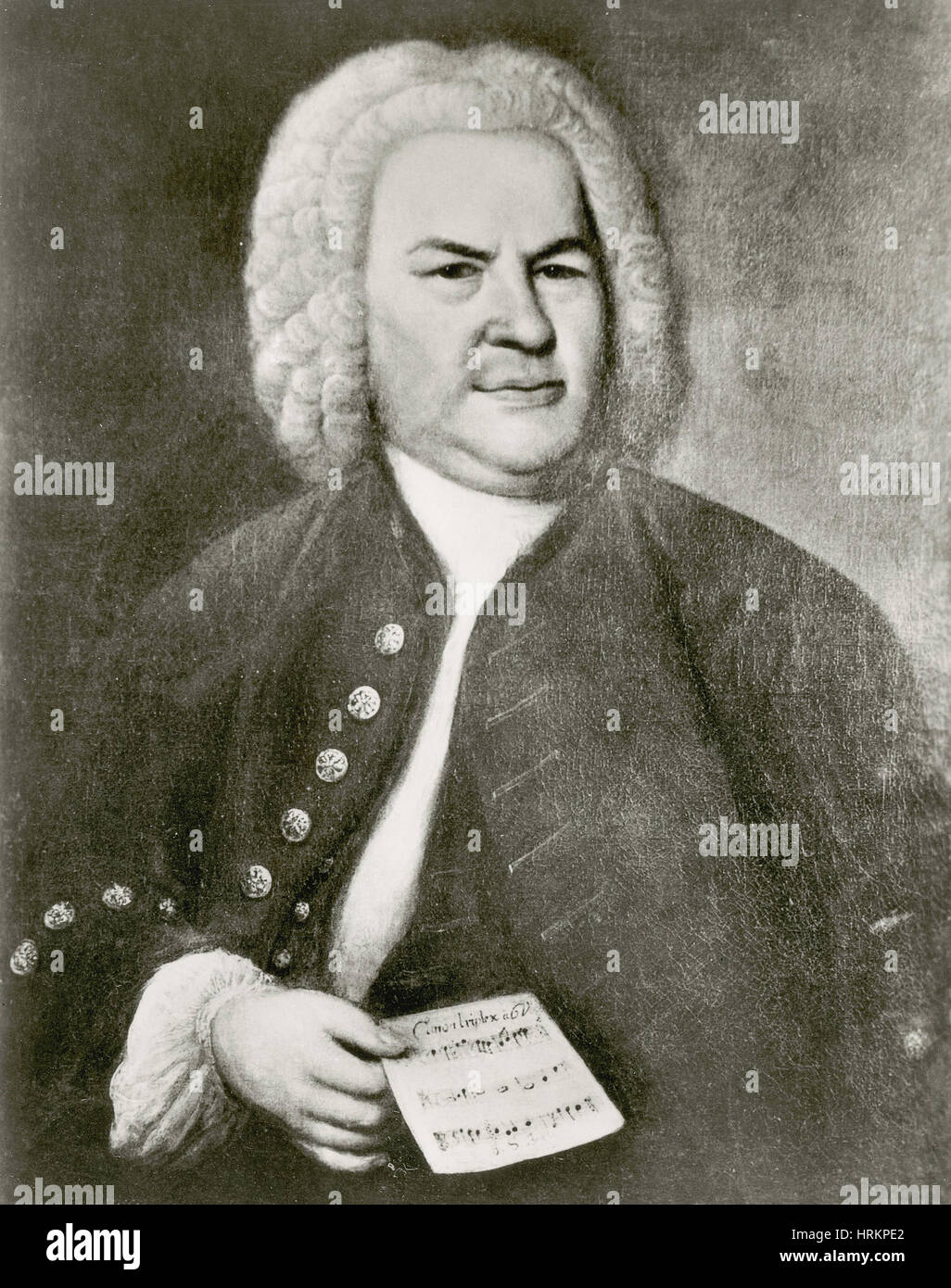 Johann Sebastian Bach, deutscher Komponist Stockfotografie - Alamy