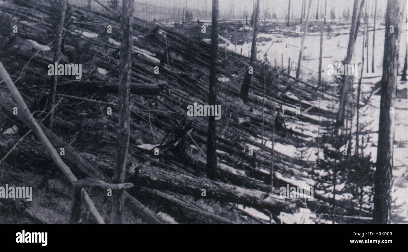 Tunguska explosion Stockfotos und -bilder Kaufen - Alamy