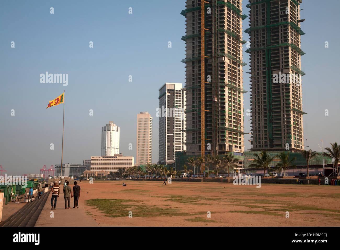 Galle Face grüne Colombo SriLanka Stockfotografie - Alamy