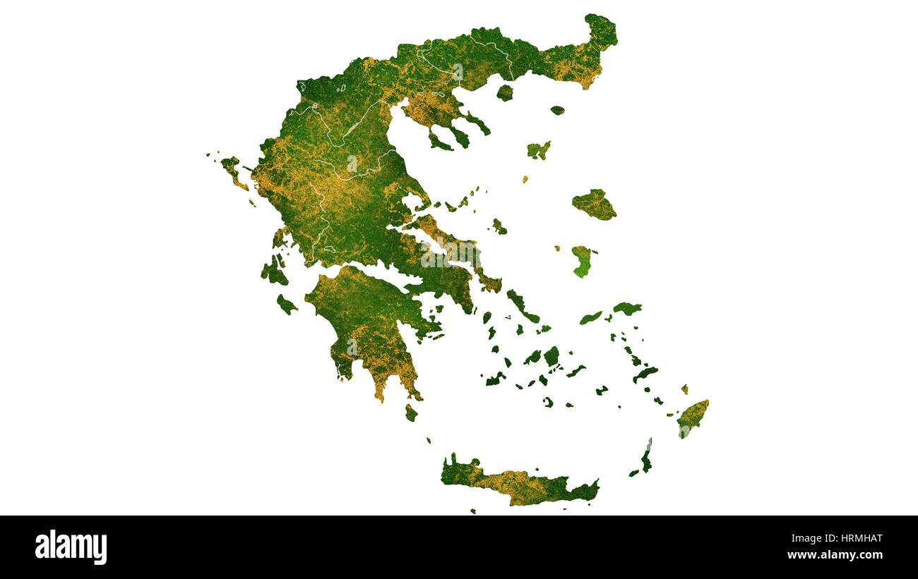 Greece outline silhouette map illustration -Fotos und -Bildmaterial in ...