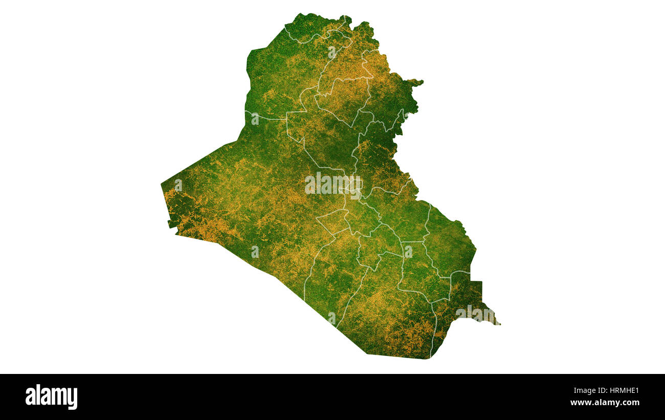 Landkarte der republik irak -Fotos und -Bildmaterial in hoher Auflösung ...