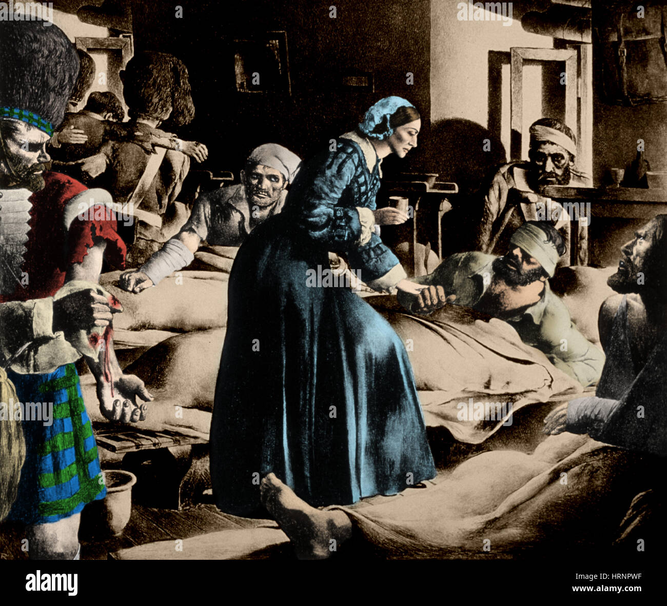 Krimkrieg, Florence Nightingale in Scutari Stockfotografie - Alamy