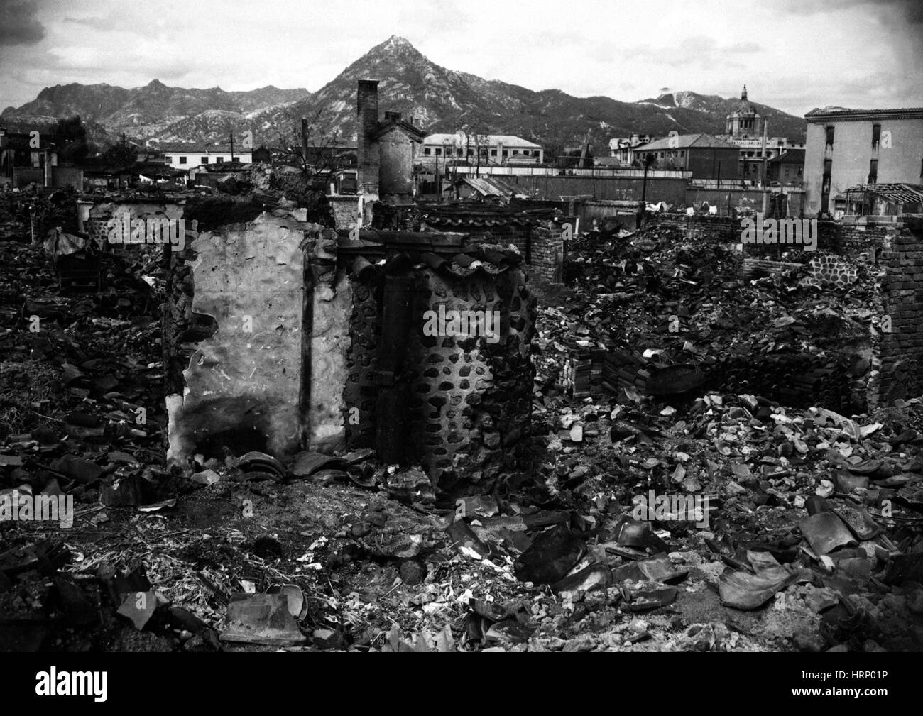 Korea-Krieg, Schutt von Seoul, 1950 Stockfotografie - Alamy
