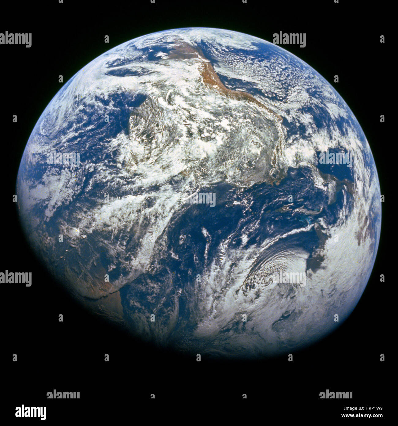 Apollo 8 Blick auf die Erde Stockfotografie - Alamy