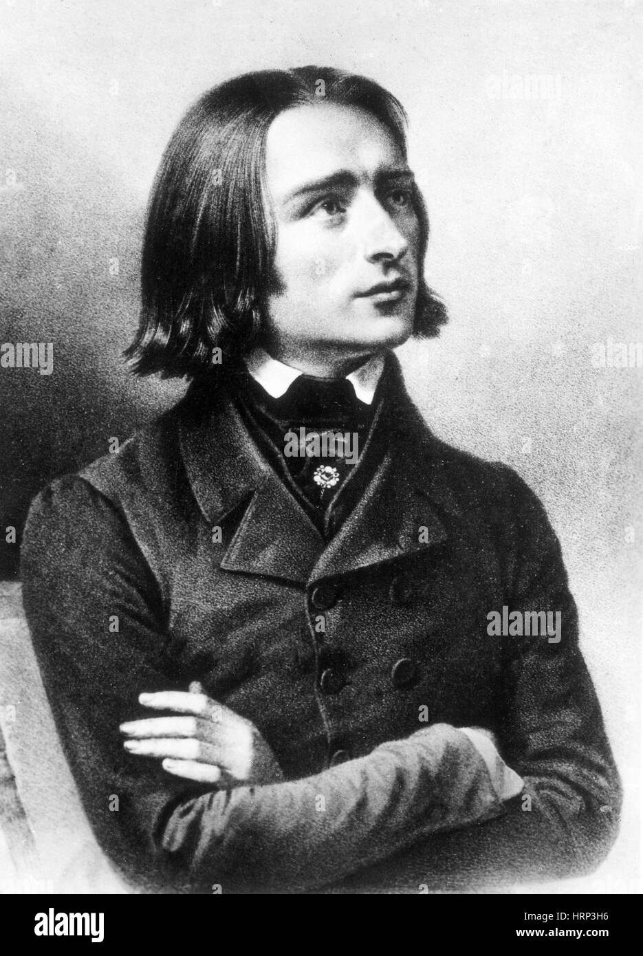 Franz Liszt, ungarischer Komponist Stockfotografie - Alamy