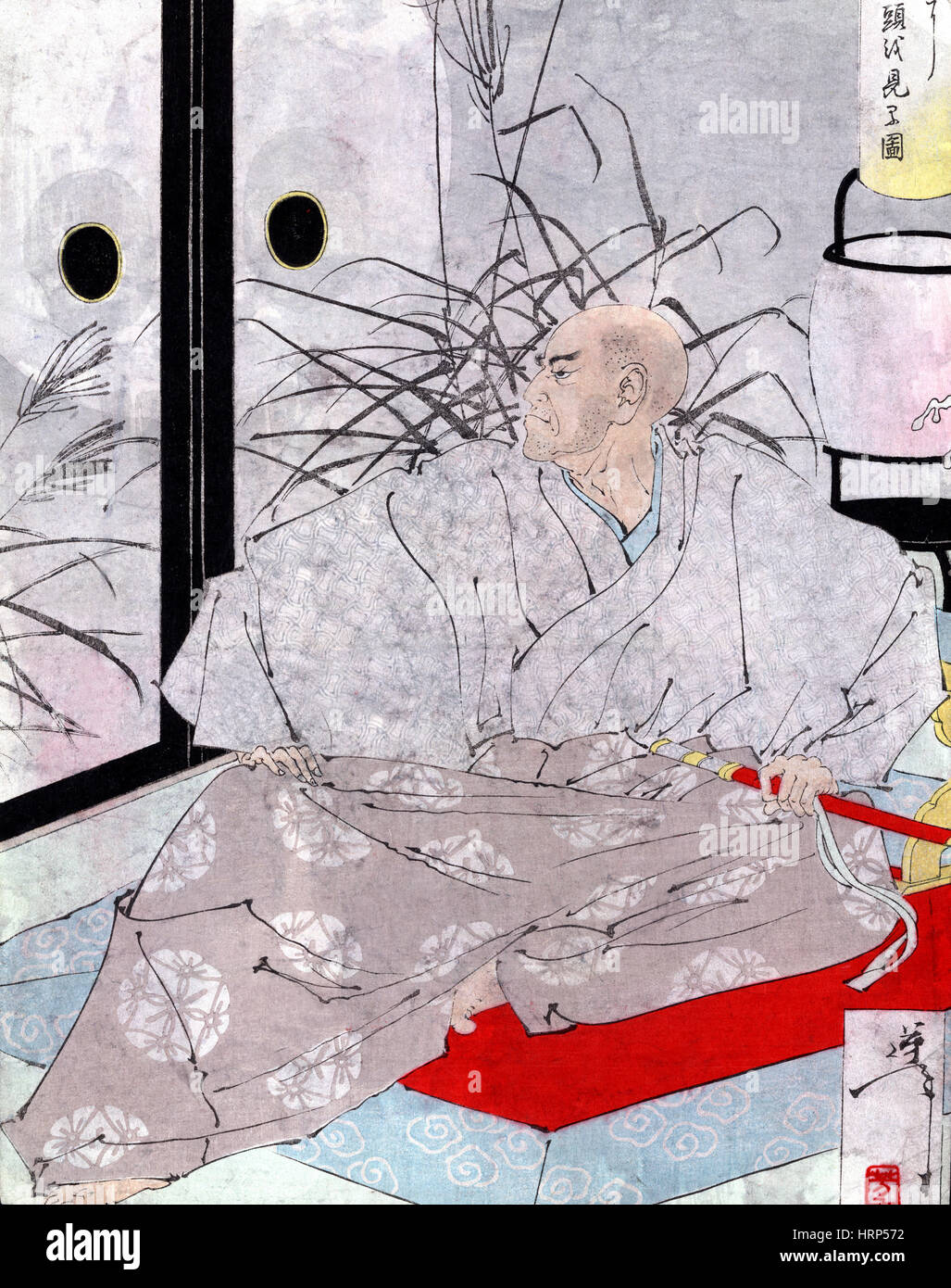 Taira no Kiyomori, Vision Dämon, 12. Jahrhundert Stockfotografie - Alamy