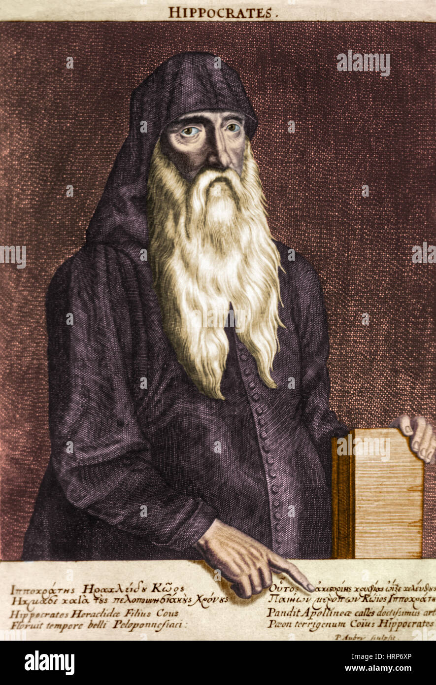 Hippokrates, der Antike griechische Arzt Stockfotografie - Alamy