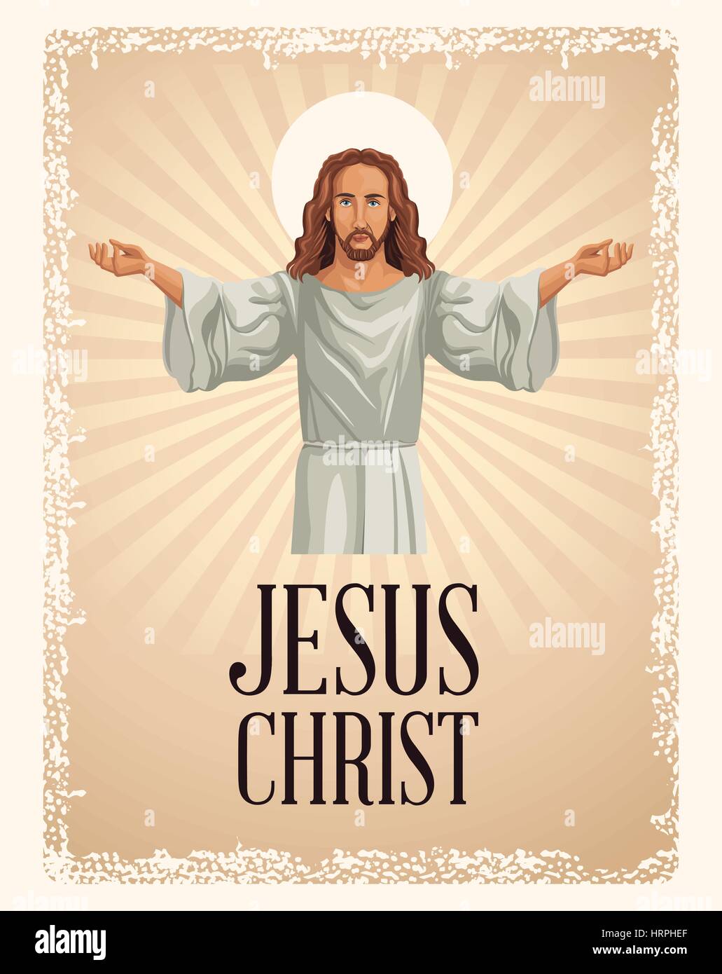 Alte statue von jesus Stock-Vektorgrafiken kaufen - Alamy