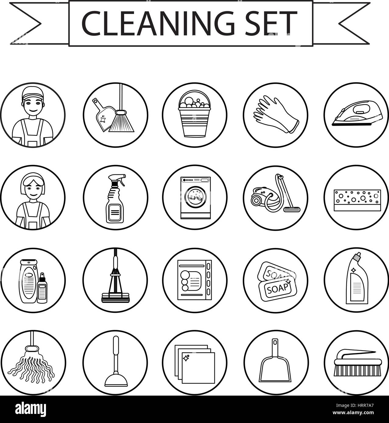 Reinigung piktogramm -Fotos und -Bildmaterial in hoher Auflösung – Alamy