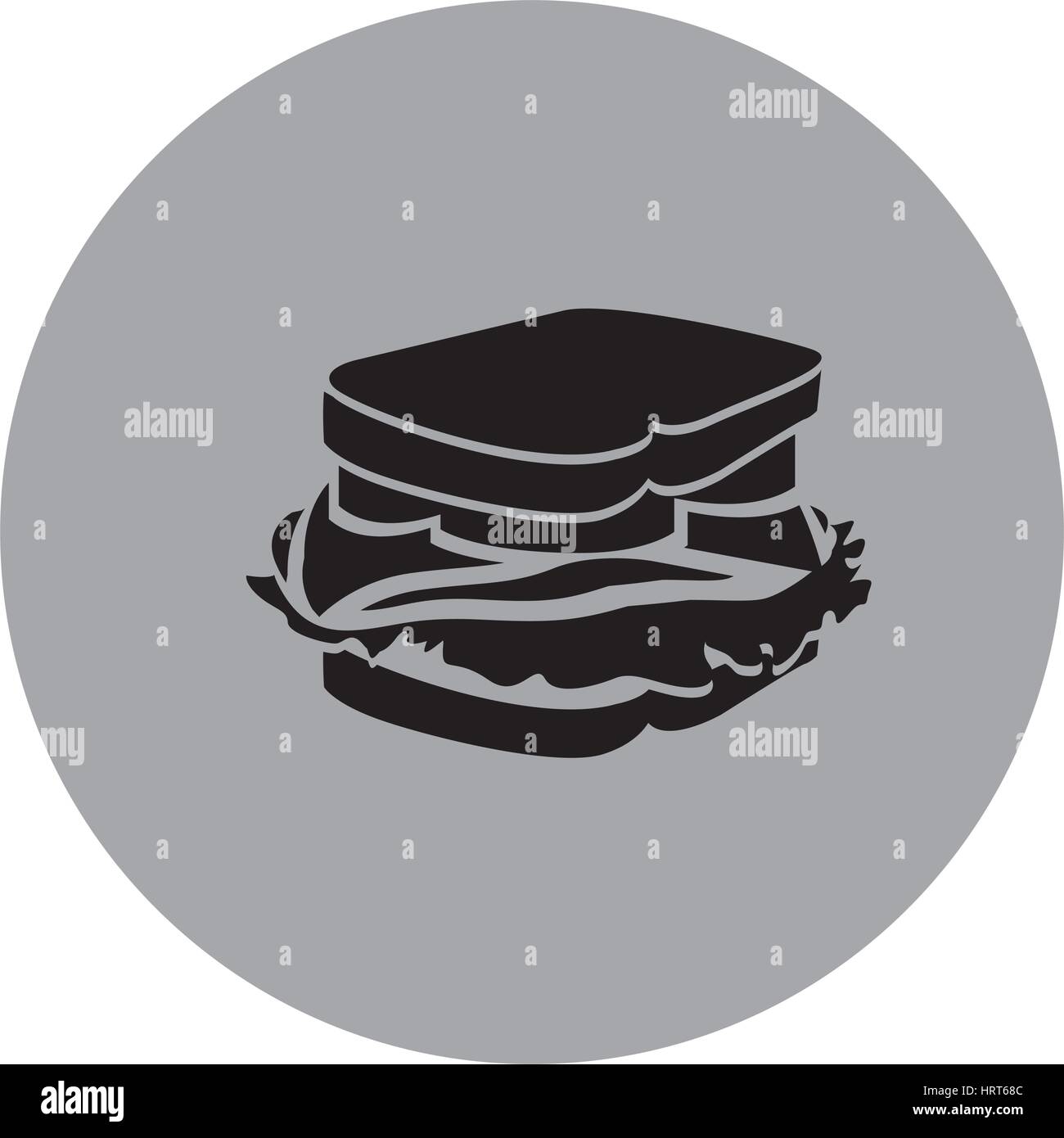 Emblem sticker sandwich icon -Fotos und -Bildmaterial in hoher ...