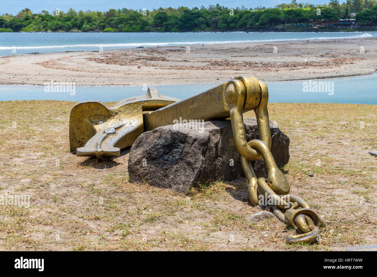 Old Ship Anchor Stockfotos und -bilder Kaufen - Alamy