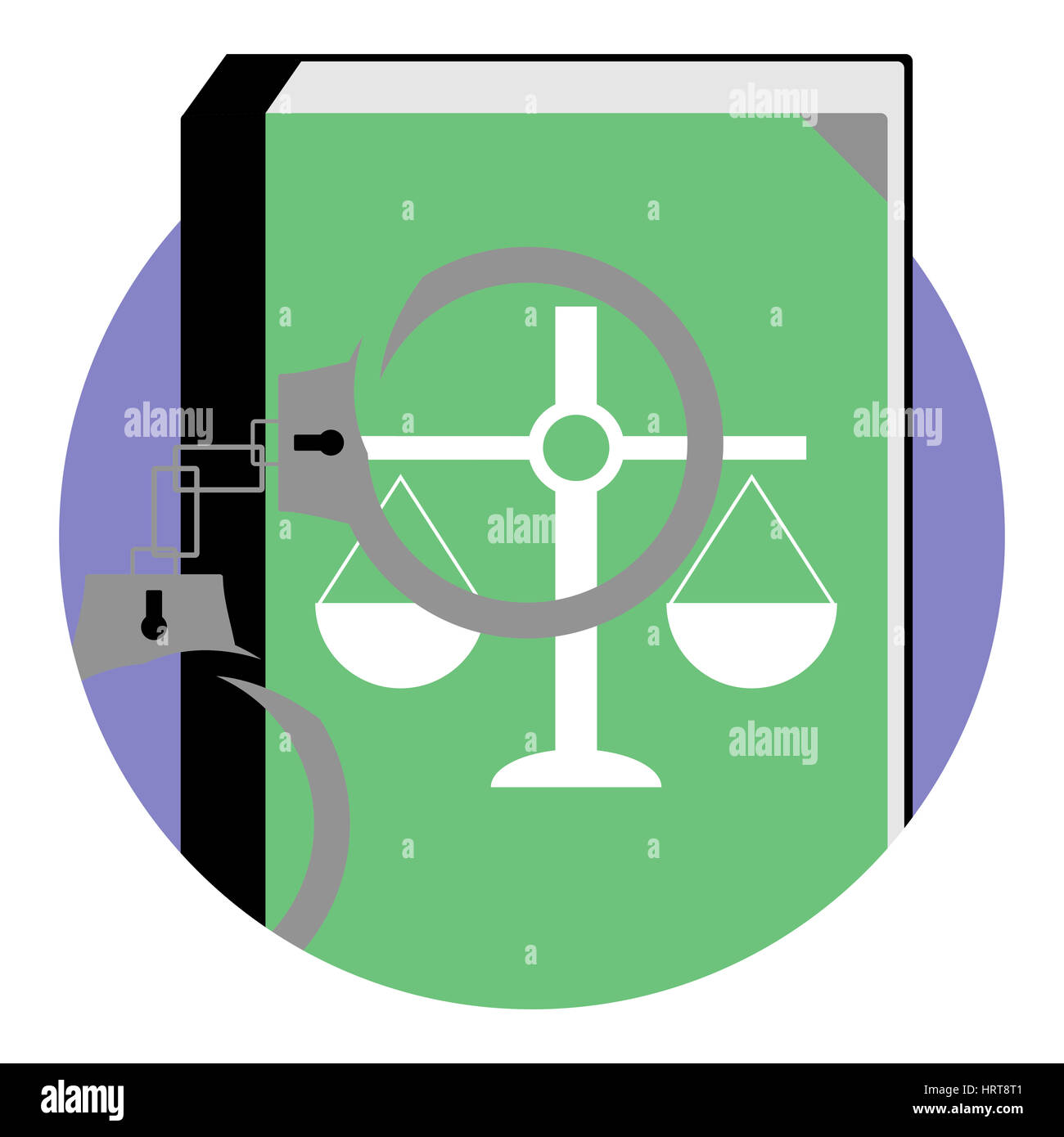 Kriminelle konzept vektor illustration -Fotos und -Bildmaterial in ...
