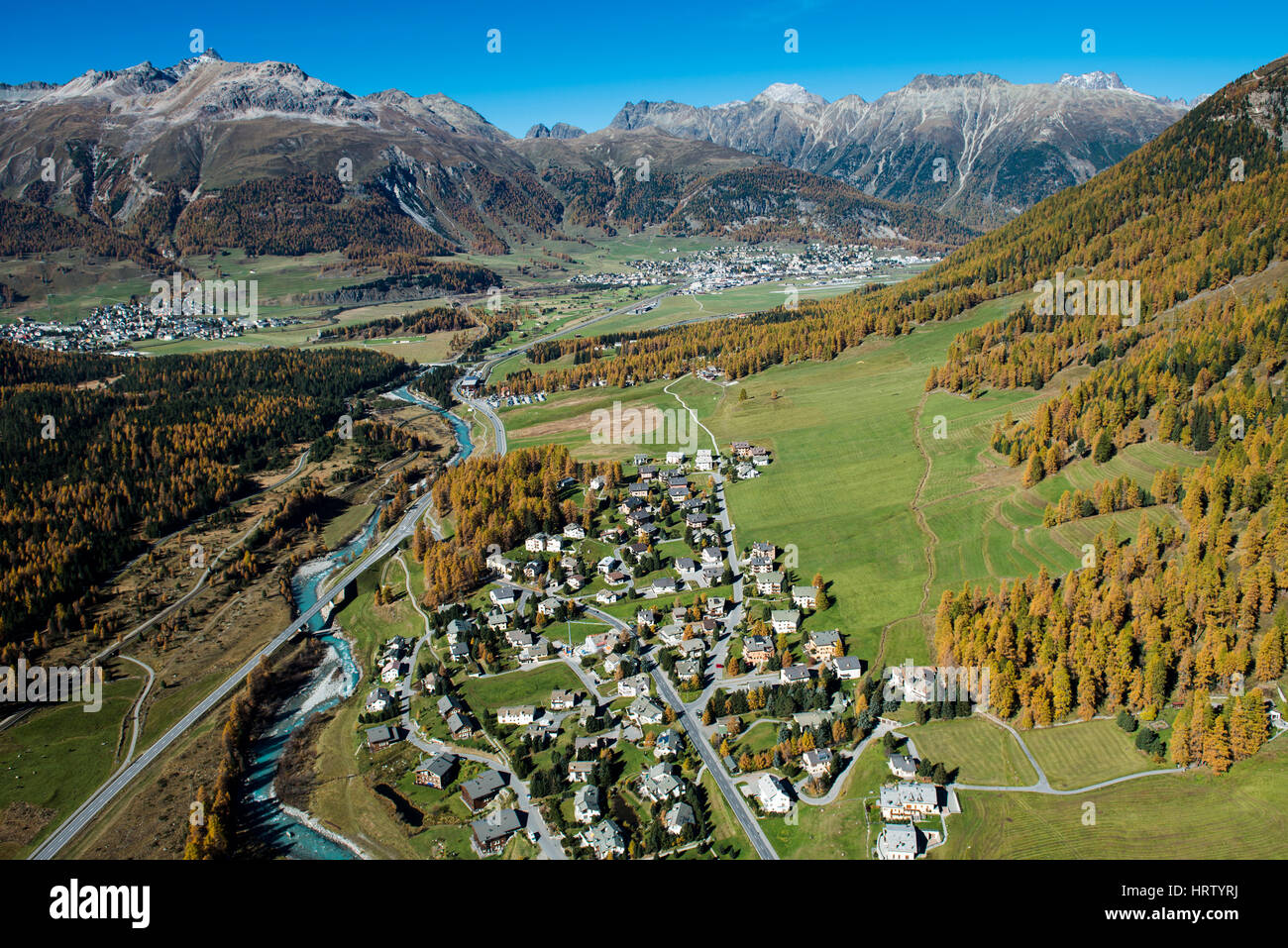 Switzerland engadin samedan inn river -Fotos und -Bildmaterial in hoher ...