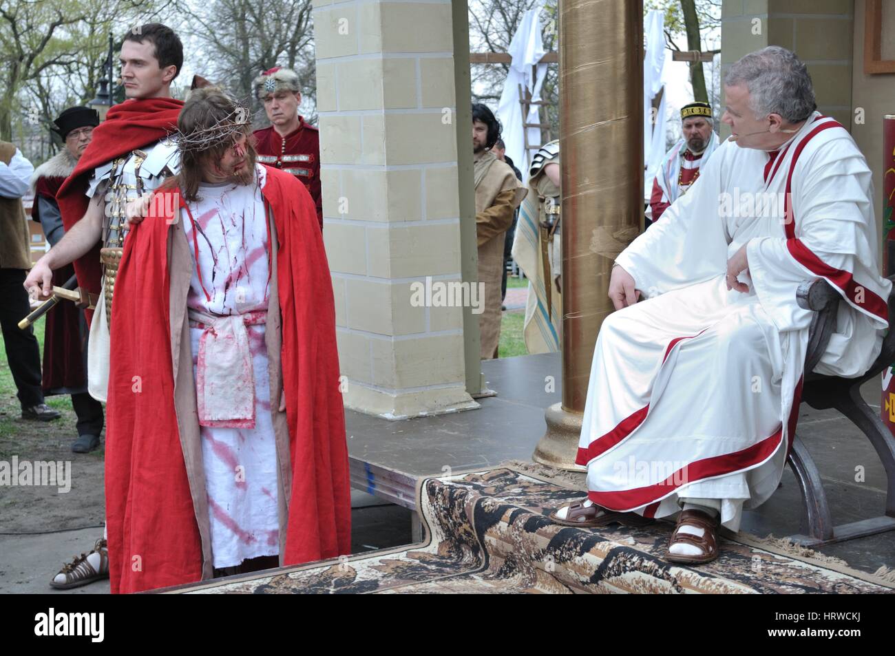 Pontius pilatus prozess gegen christus -Fotos und -Bildmaterial in ...