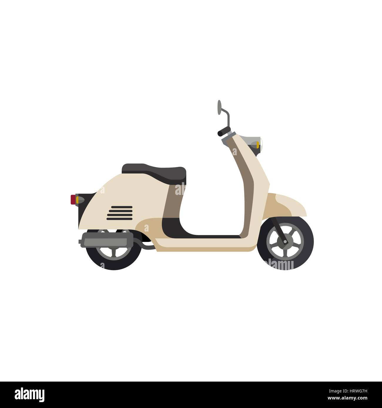 Retro moped Stock-Vektorgrafiken kaufen - Alamy