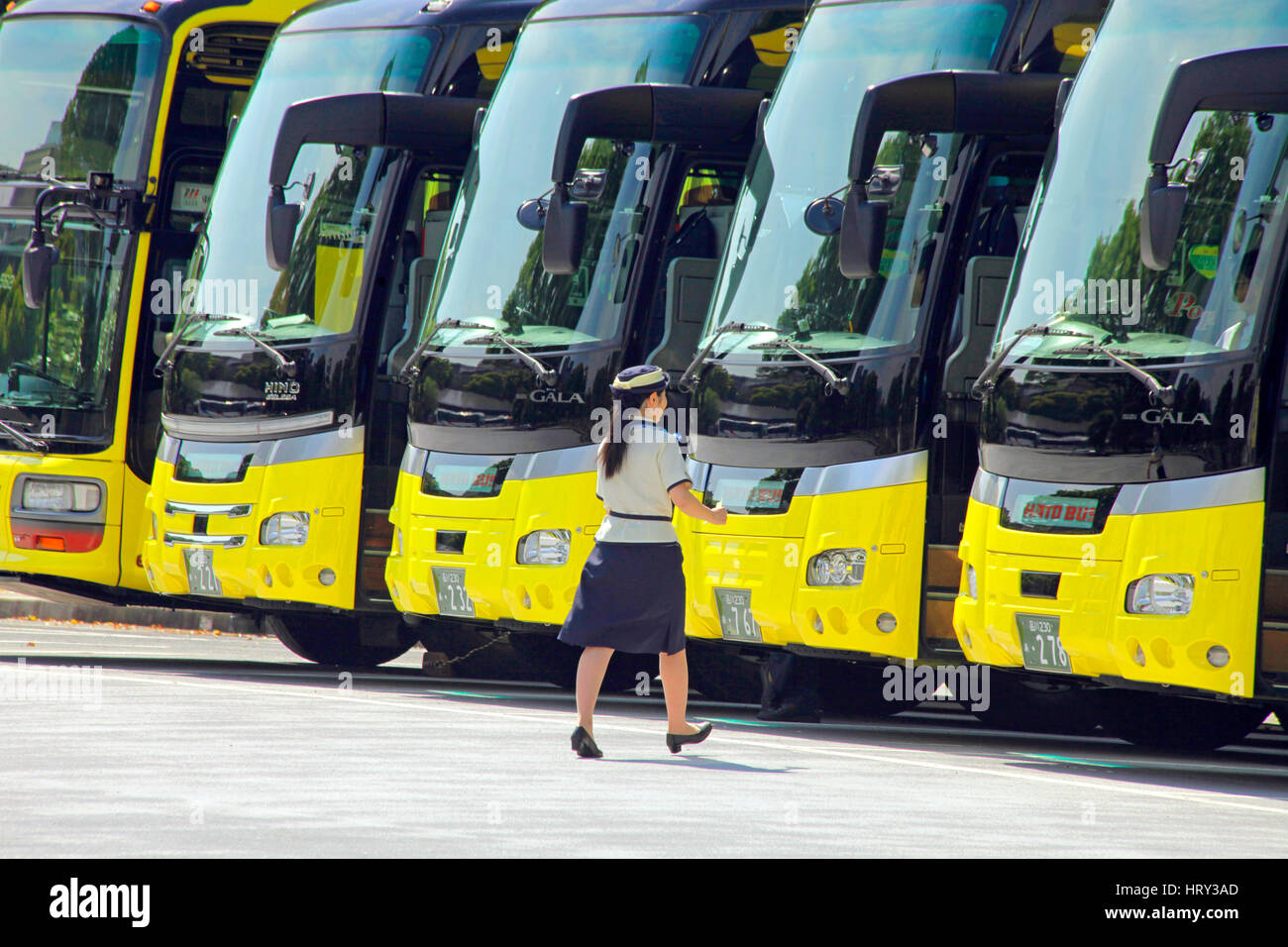Hato Bus Sightseeing Bus Tokio Japan Stockfotografie - Alamy