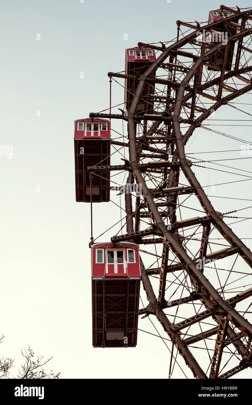 Das Wiener Riesenred Riesenrad ist eines der ältesten Riesenräder der ...