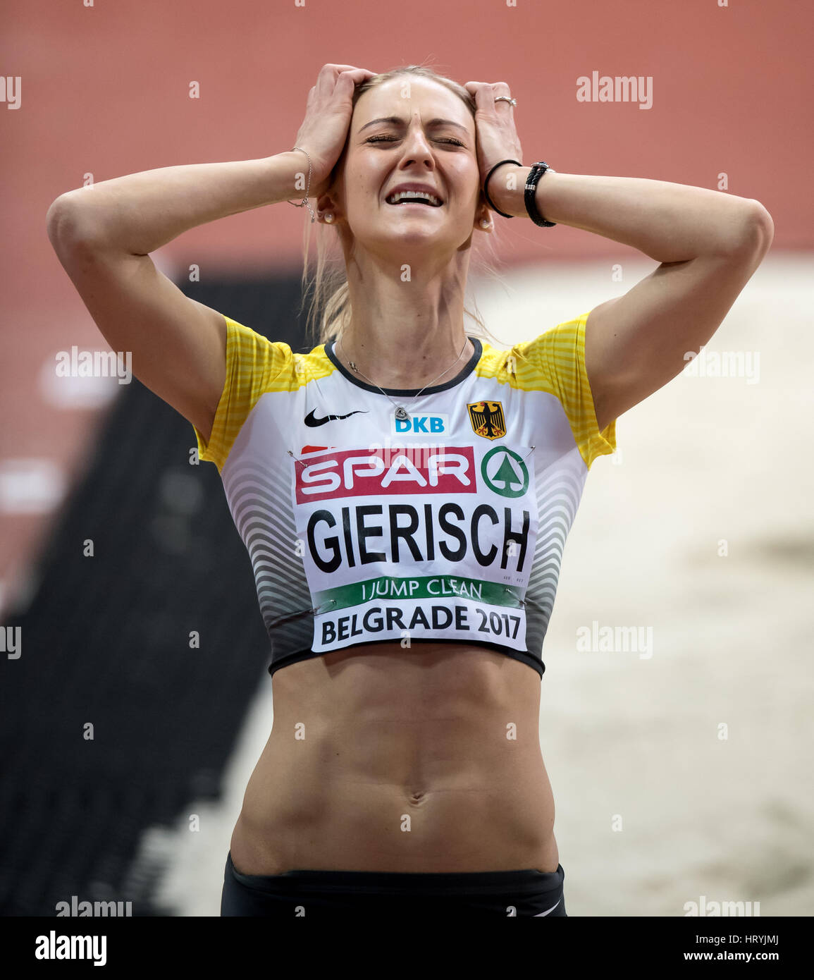 Belgrad, Serbien. 4. März 2017. Kristin Gierisch aus Deutschland ...