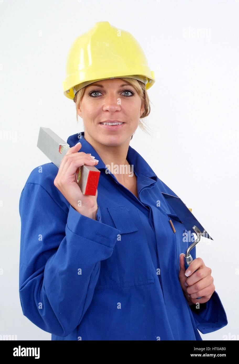 Handwerkerin freigestellt -Fotos und -Bildmaterial in hoher Auflösung ...
