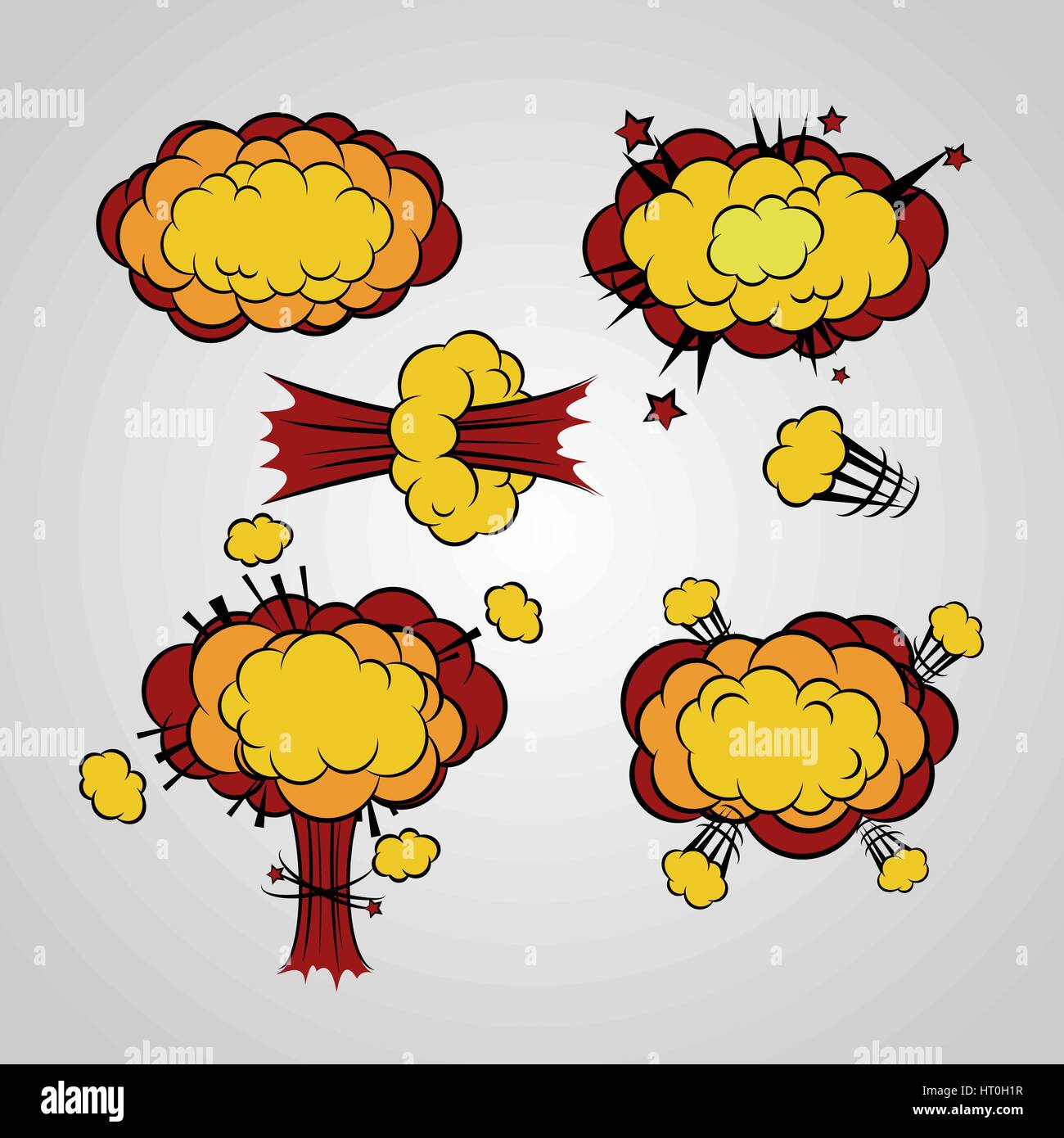 Cartoon explosion -Fotos und -Bildmaterial in hoher Auflösung – Alamy