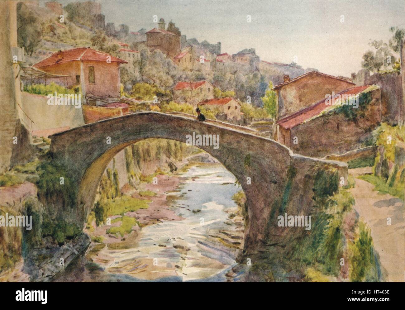 "La Rocca, San Remo", c1910, (1912). Künstler: Walter Friedrich Roofe ...