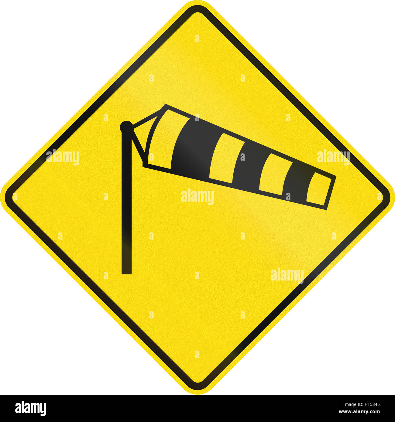 Side wind road sign warning -Fotos und -Bildmaterial in hoher Auflösung ...