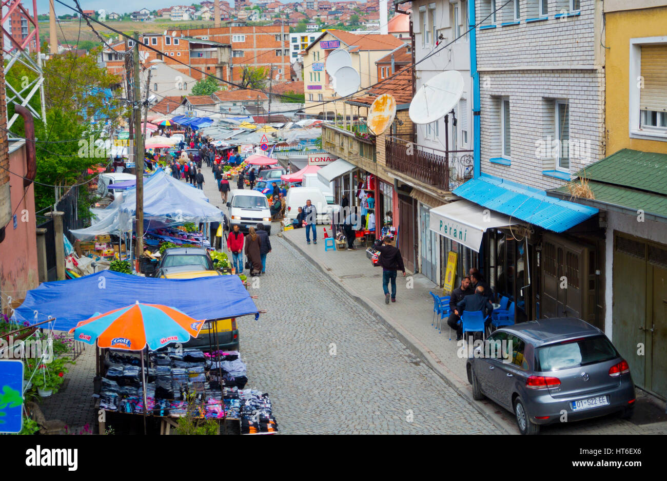 Street market at pristina prishtina -Fotos und -Bildmaterial in hoher Auflösung – Alamy