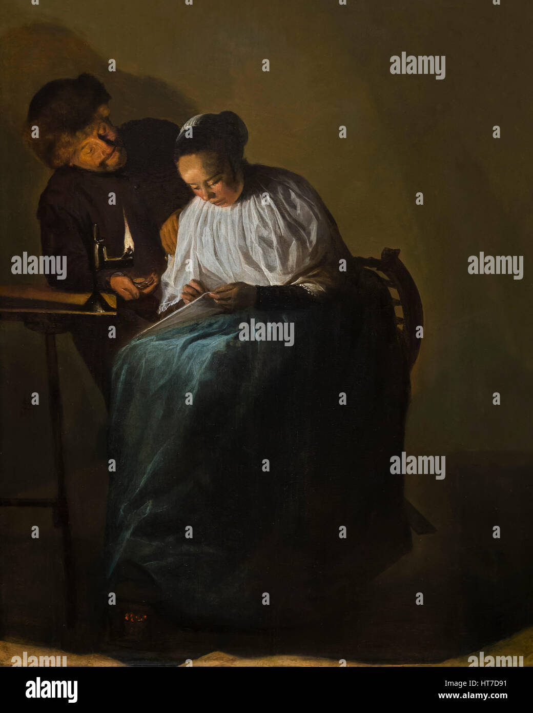 Mann mit Geld, eine junge Frau, Judith Leyster, 1631, Royal ...