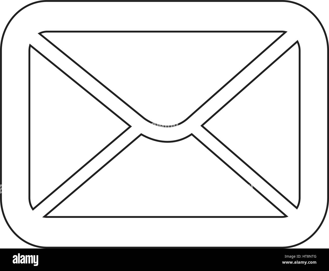 Briefumschlag-Symbol Abbildung idesign Stock-Vektorgrafik - Alamy