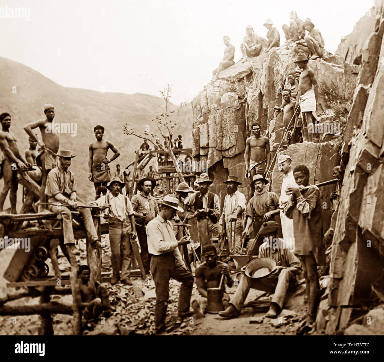 Mine Workers South Africa Stockfotos und -bilder Kaufen - Alamy