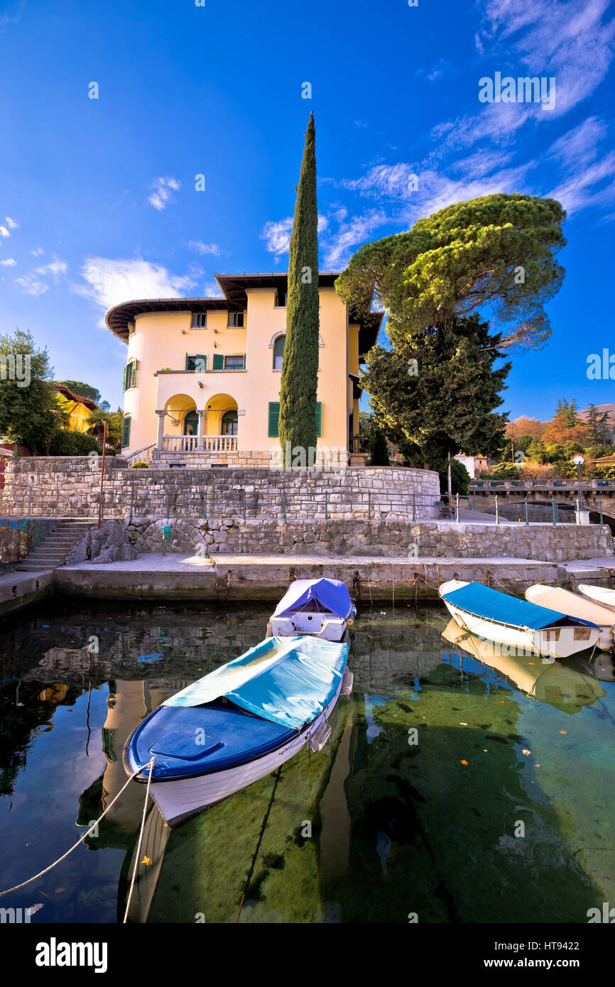 Croatia Kvarner Riviera Opatija Villa Stockfotos & Croatia Kvarner ...