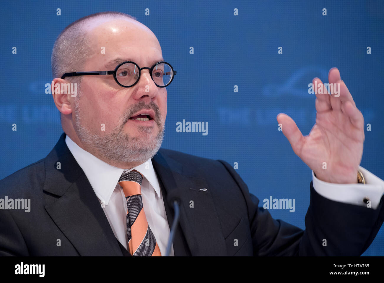 München, Deutschland. 9. März 2017. Aldo Belloni, Vorstandsvorsitzender ...