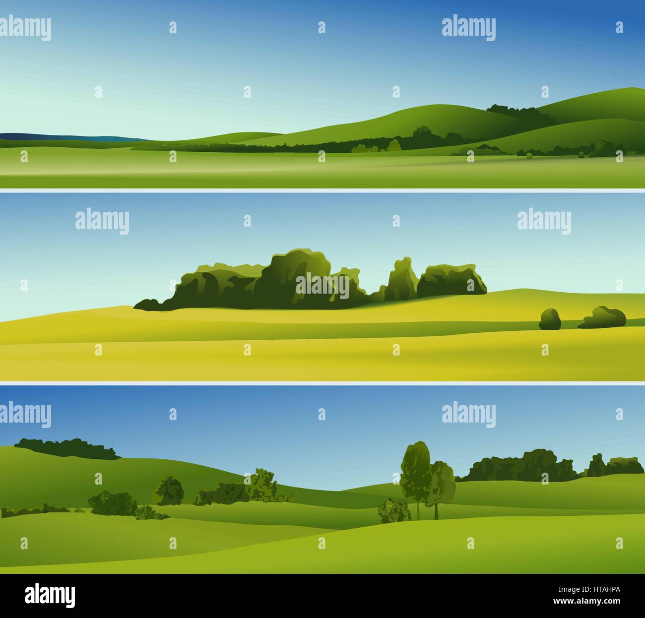 Panorama banner Stock-Vektorgrafiken kaufen - Alamy