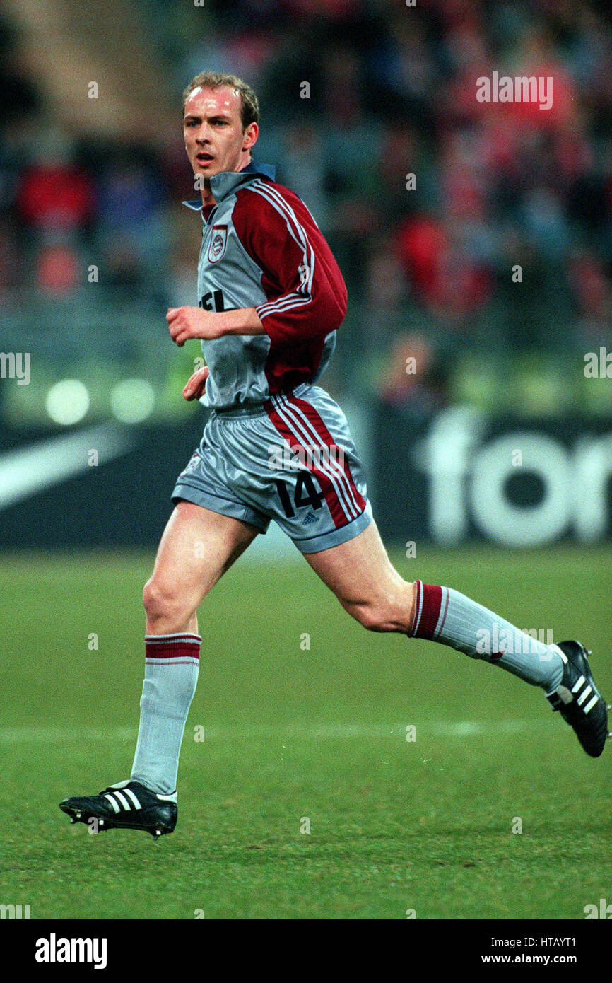 MARIO BASLER BAYERN MUNCHEN FC 5. März 1999 Stockfotografie - Alamy