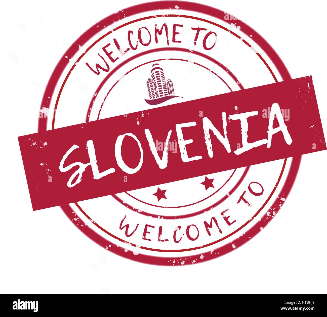 Slowenien umriss Stock-Vektorgrafiken kaufen - Alamy