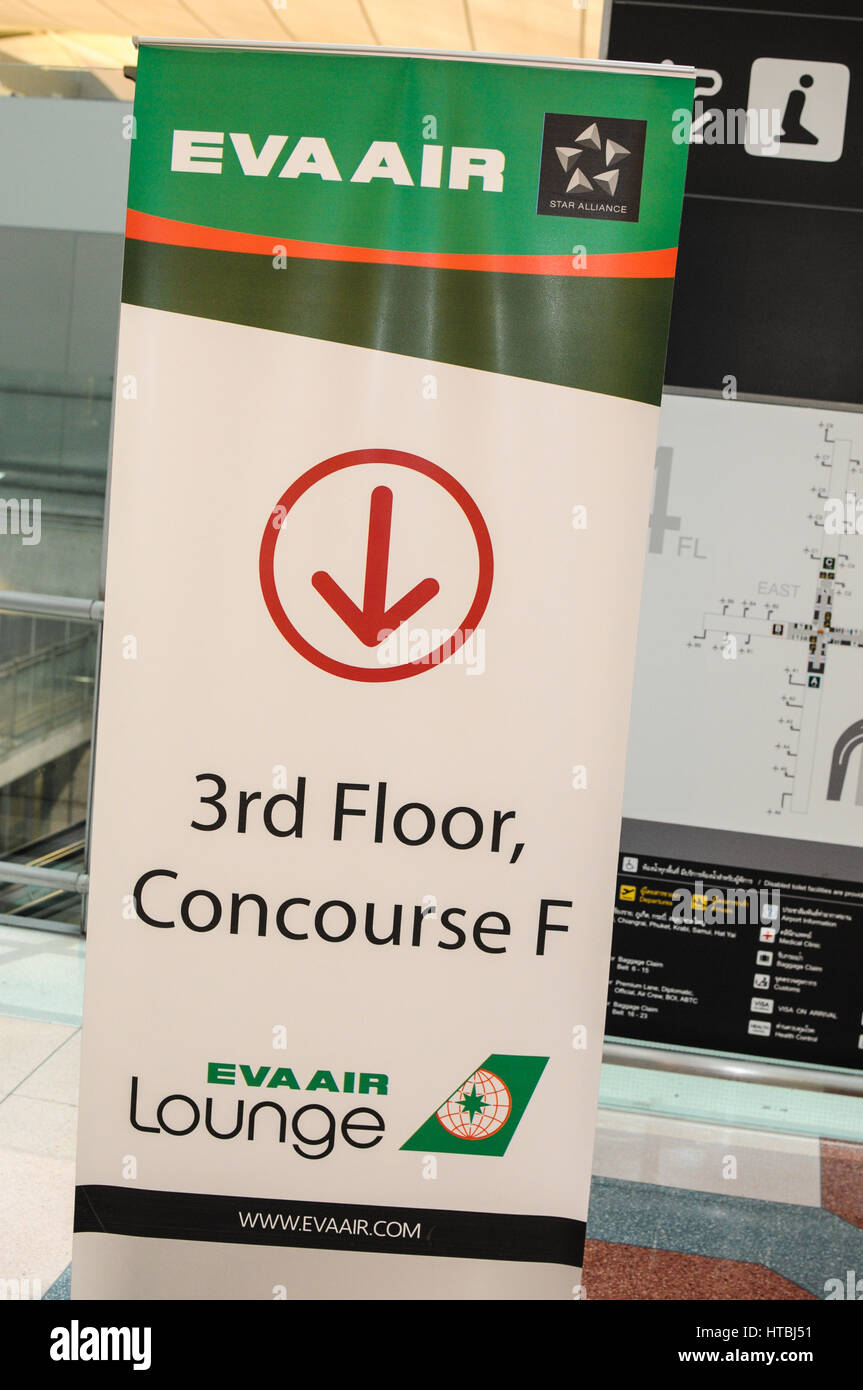 EVA Airline Logo Zeichen Stockfotografie - Alamy