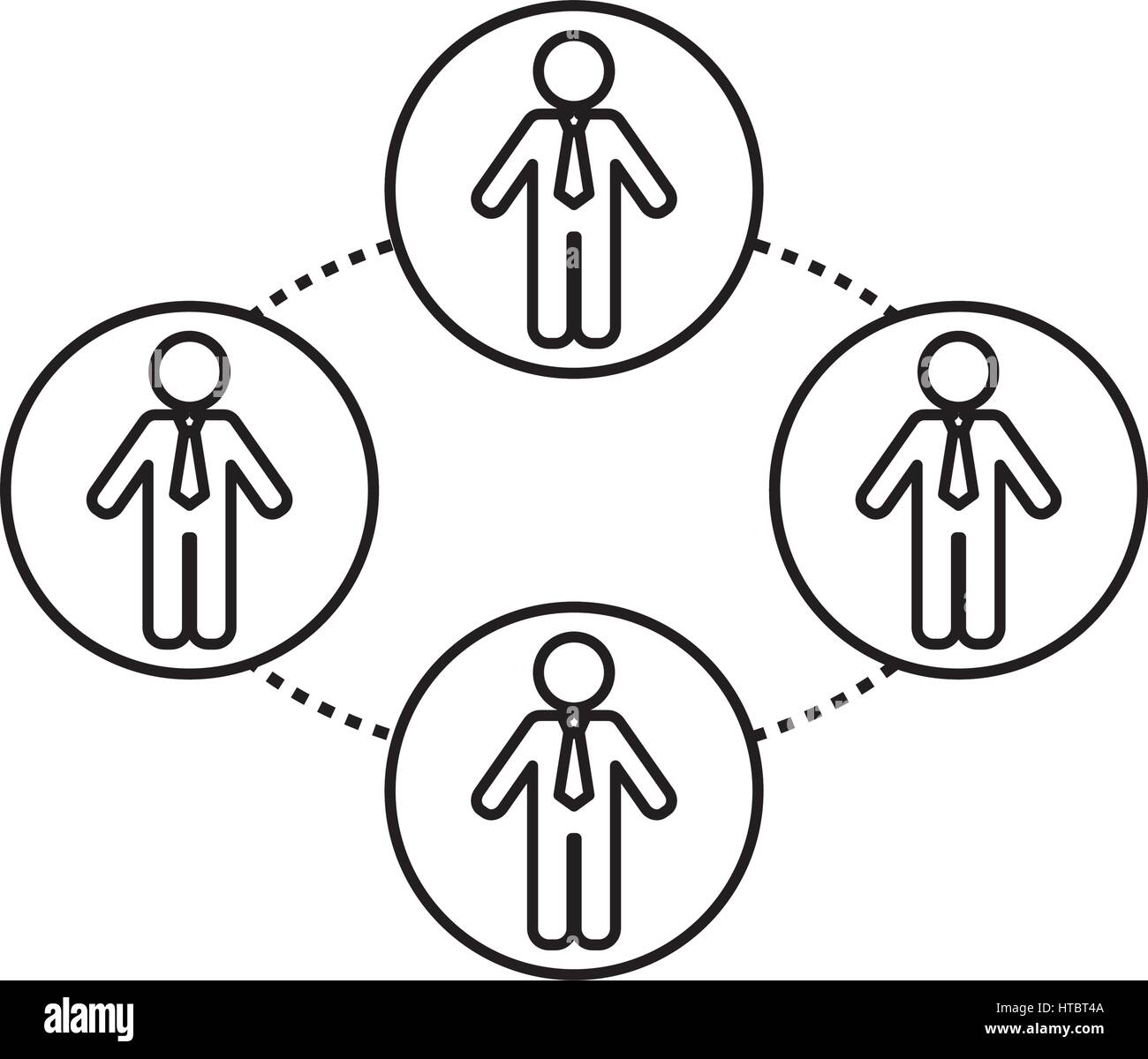 Businessman Executive Pictogram Stockfotos und -bilder Kaufen - Alamy